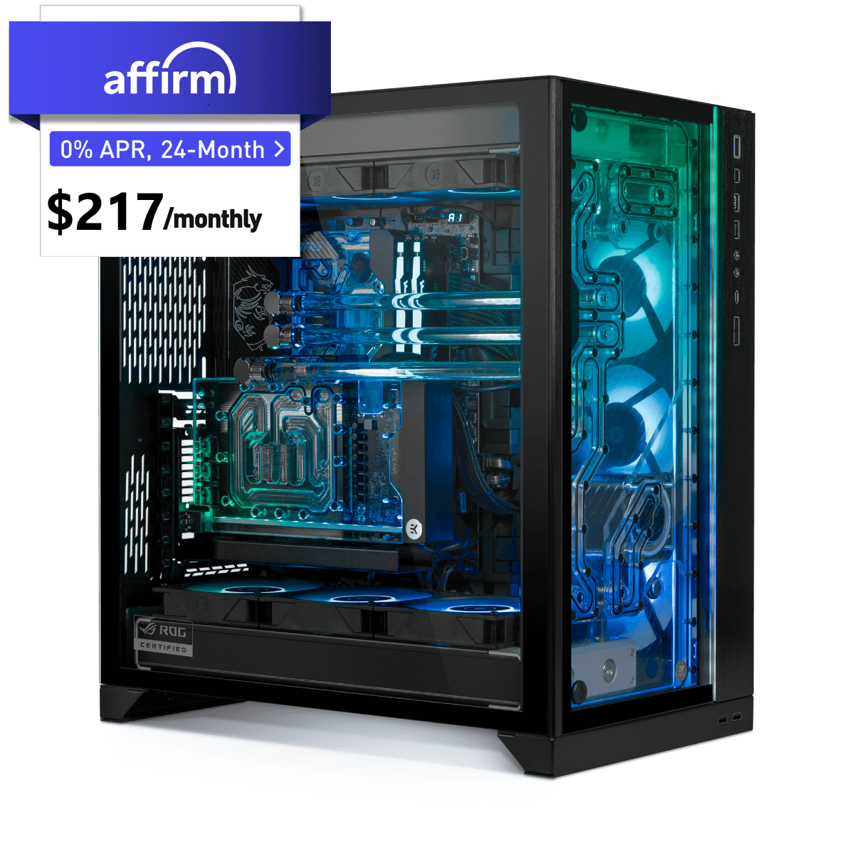 NVIDIA RTX 4080 Intel i7-14700K Custom Water-Cooled Gaming PC – Fluidgaming – Fluidgaming