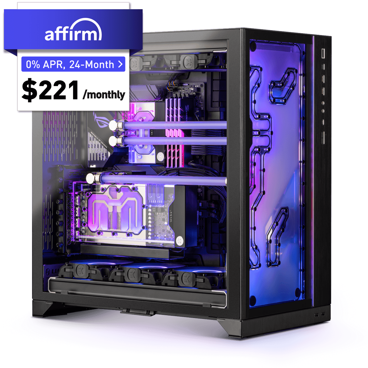 NVIDIA RTX 4080 Ryzen 7 7800X3D CUSTOM WATER-COOLED GAMING PC – Fluidgaming